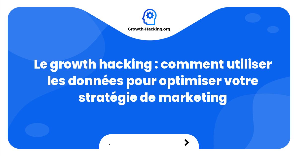 Le growth hacking : comment utiliser les données pour optimiser votre ...