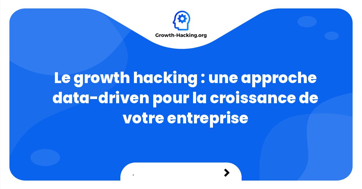Le growth hacking : une approche data-driven pour la croissance de ...